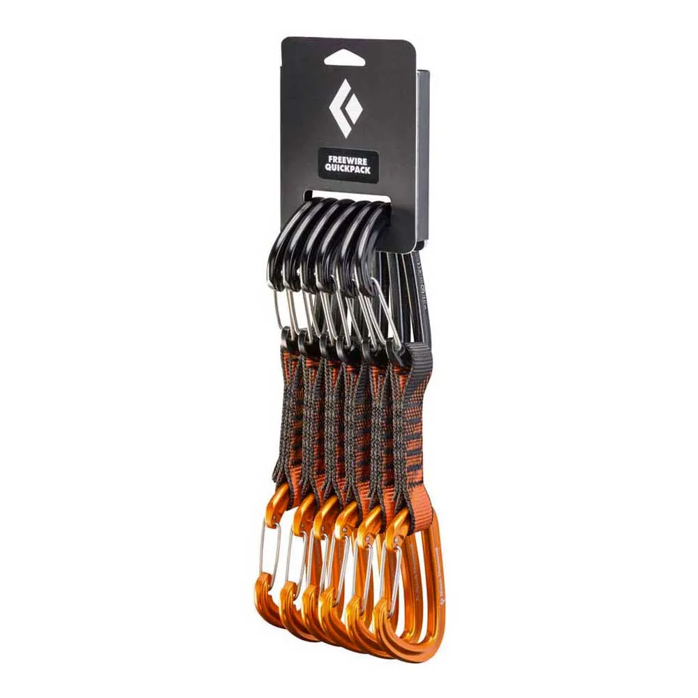 Black diamond Freewire Quickdraw 12 Cm 6 Pack , Trekkinn